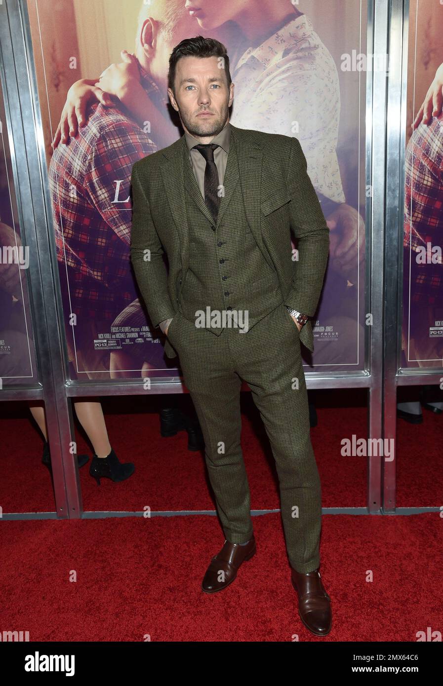 Actor Joel Edgerton attends the premiere of "Loving" at the Landmark ...