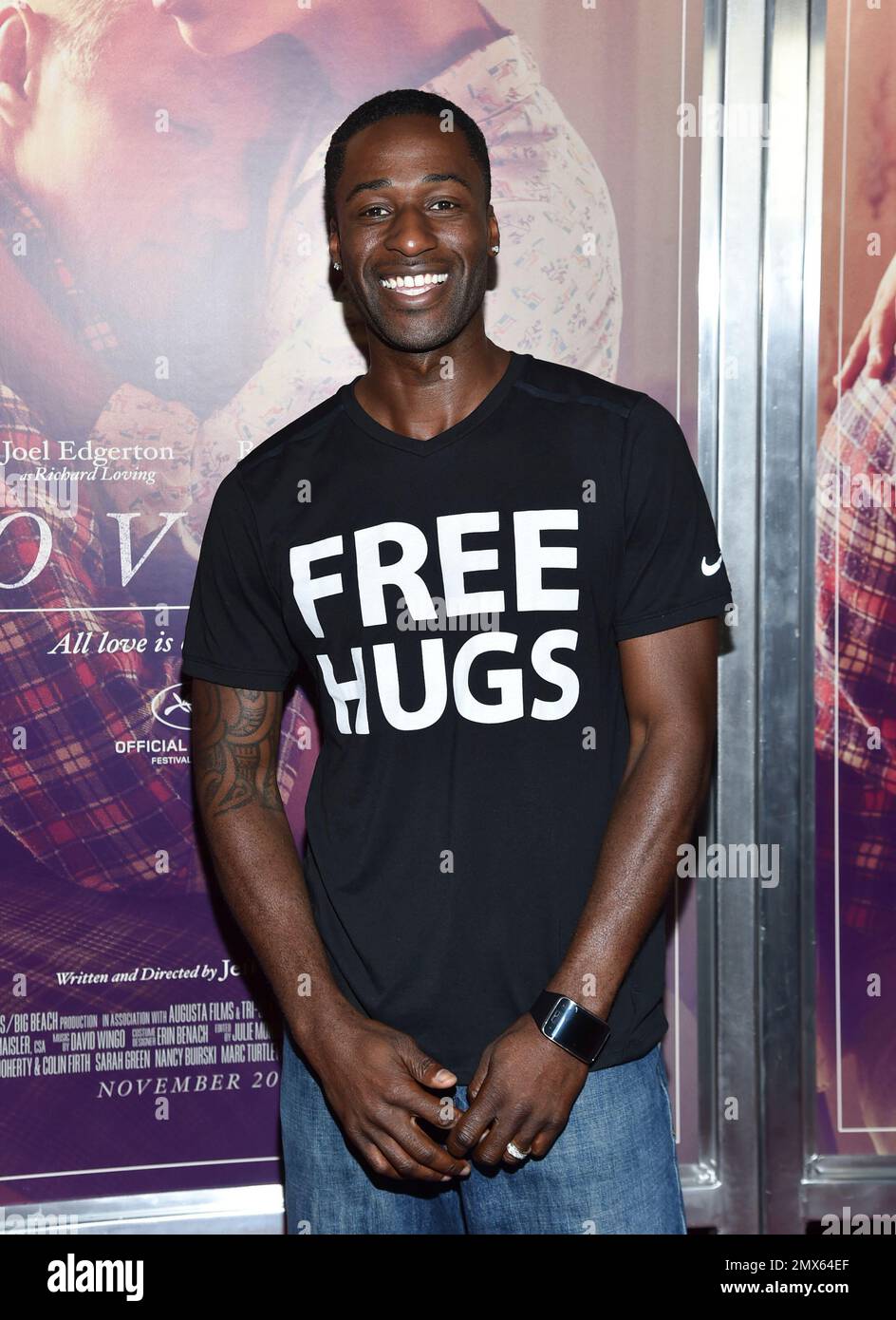 Ken Nwadike attends the premiere of "Loving" at the Landmark Sunshine ...