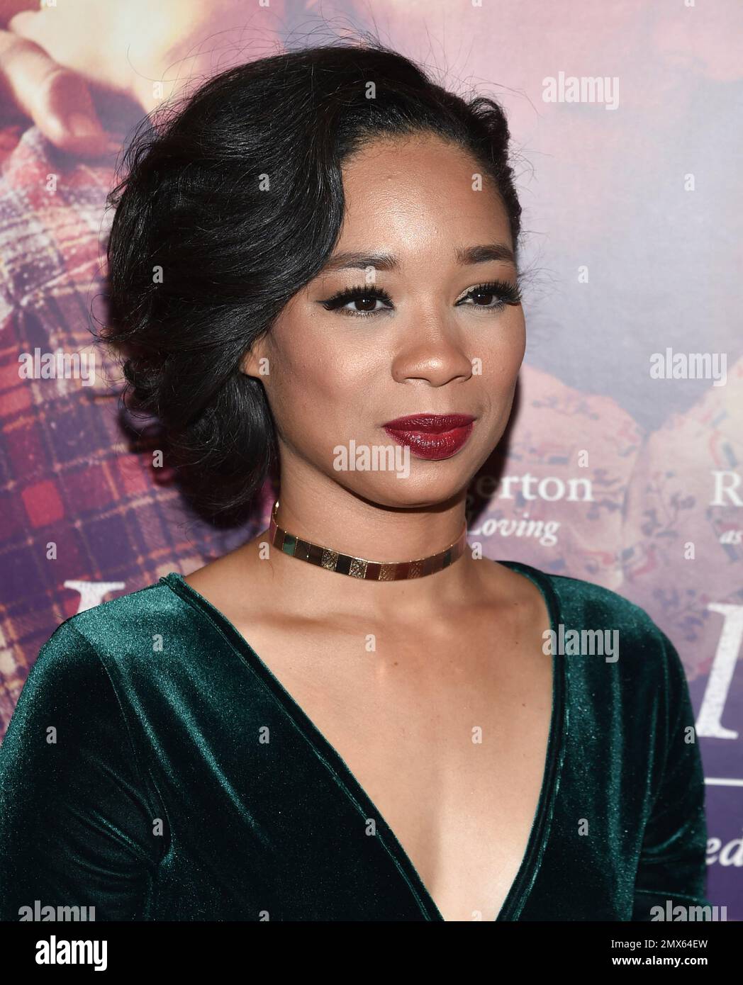 Terri Abney attends the premiere of "Loving" at the Landmark Sunshine ...