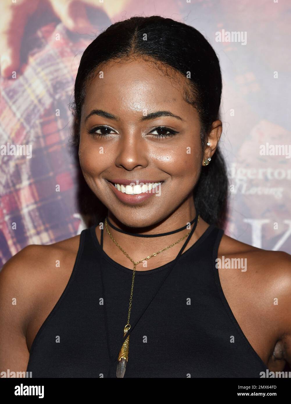 Adrienne Warren attends the premiere of "Loving" at the Landmark ...
