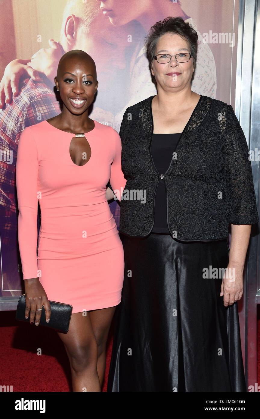 Actress Oge Egbuonu, left, and Peggy Loving attend the premiere of ...