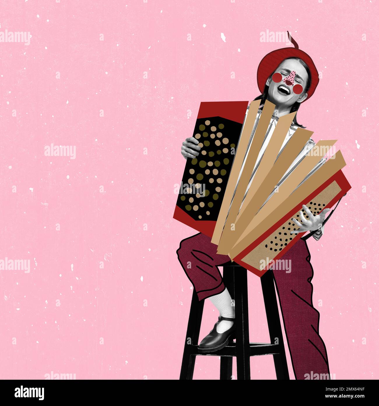 Accordionist modern art hi-res stock photography and images - Alamy