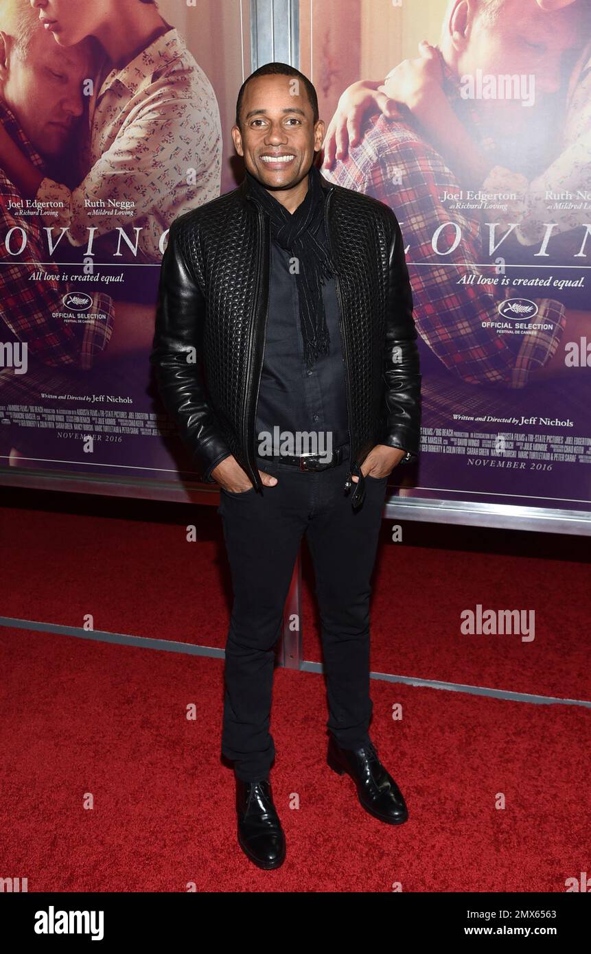 Actor Hill Harper attends the premiere of "Loving" at the Landmark ...