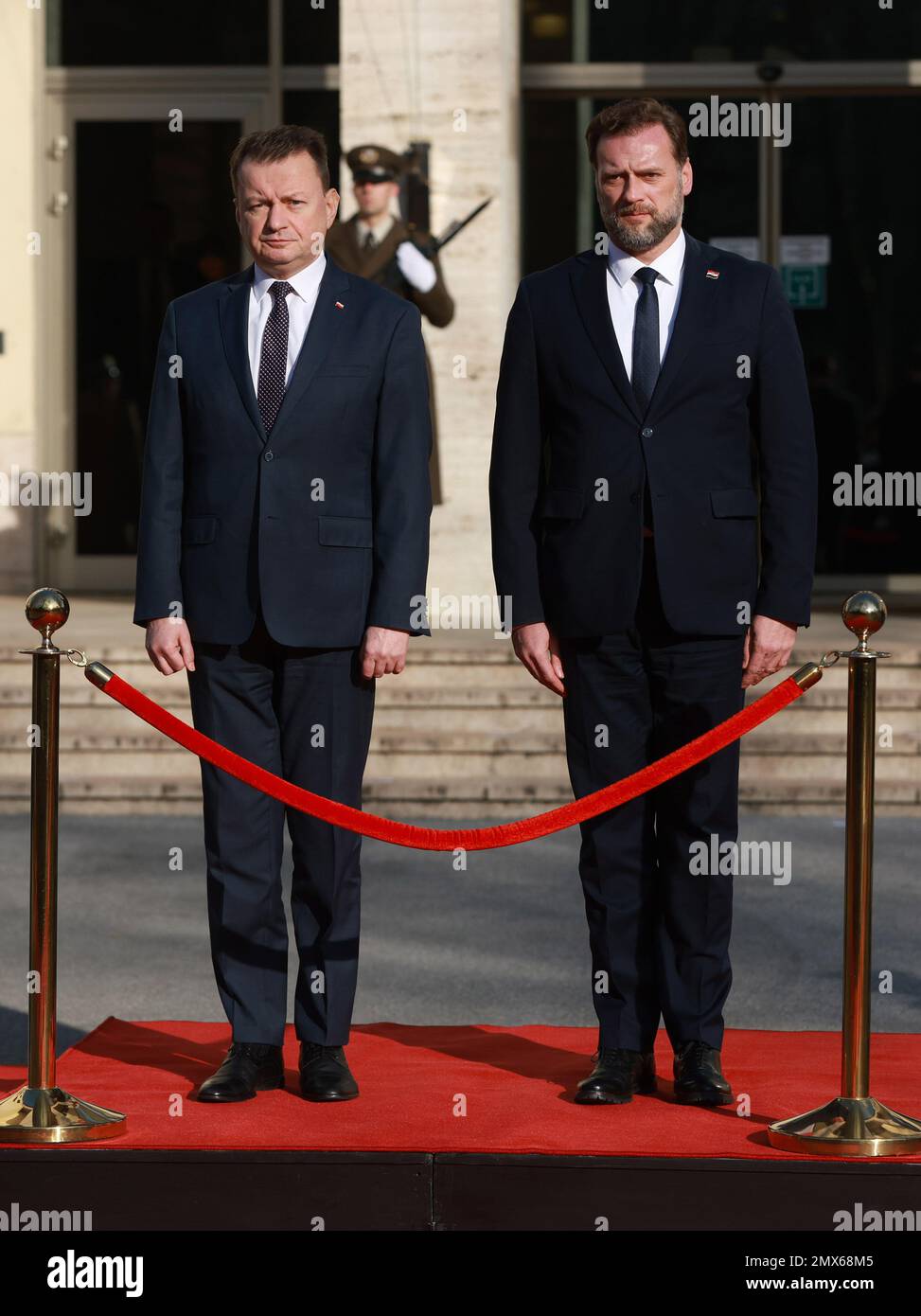 Zagreb, Croatia, February 02, 2023. Croatian Minister of Defense Mario ...