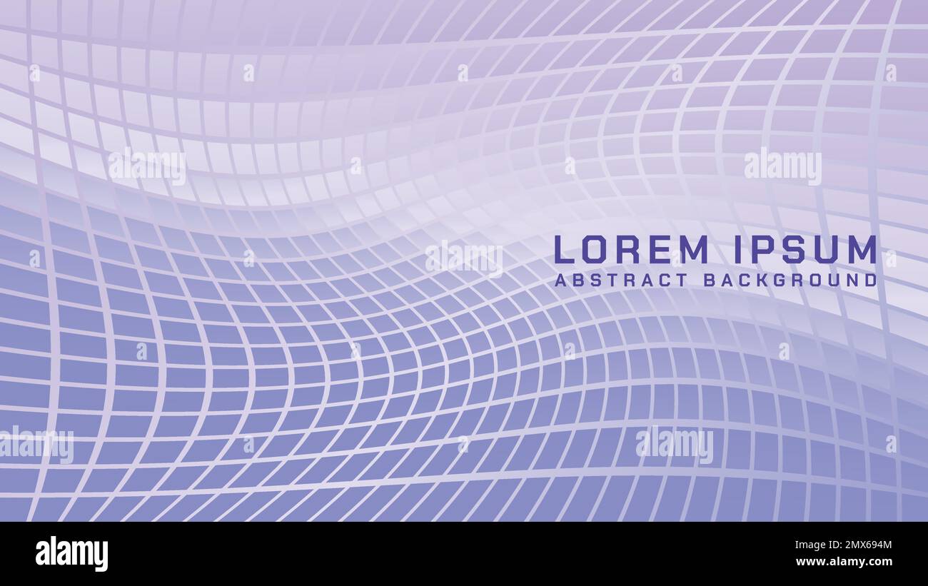 Wavy square pattern with pastel violet gradient color. Abstract ...