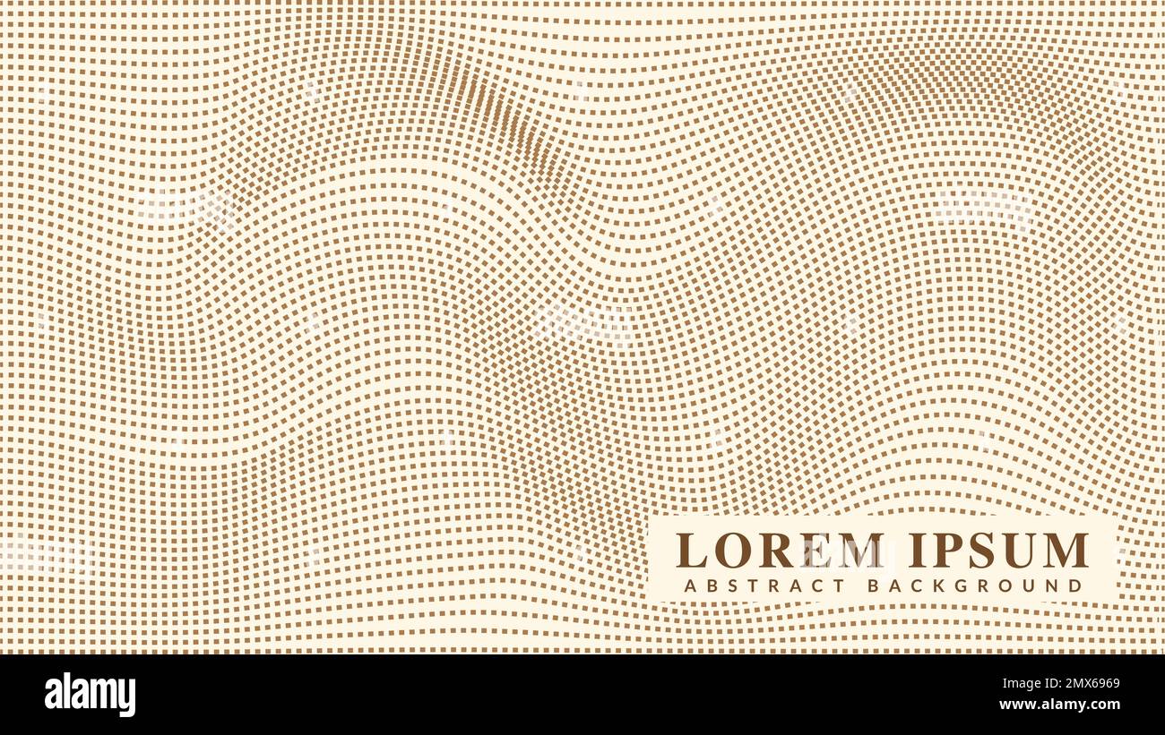 Rustic wavy dashed line pattern. Abstract background design Stock ...