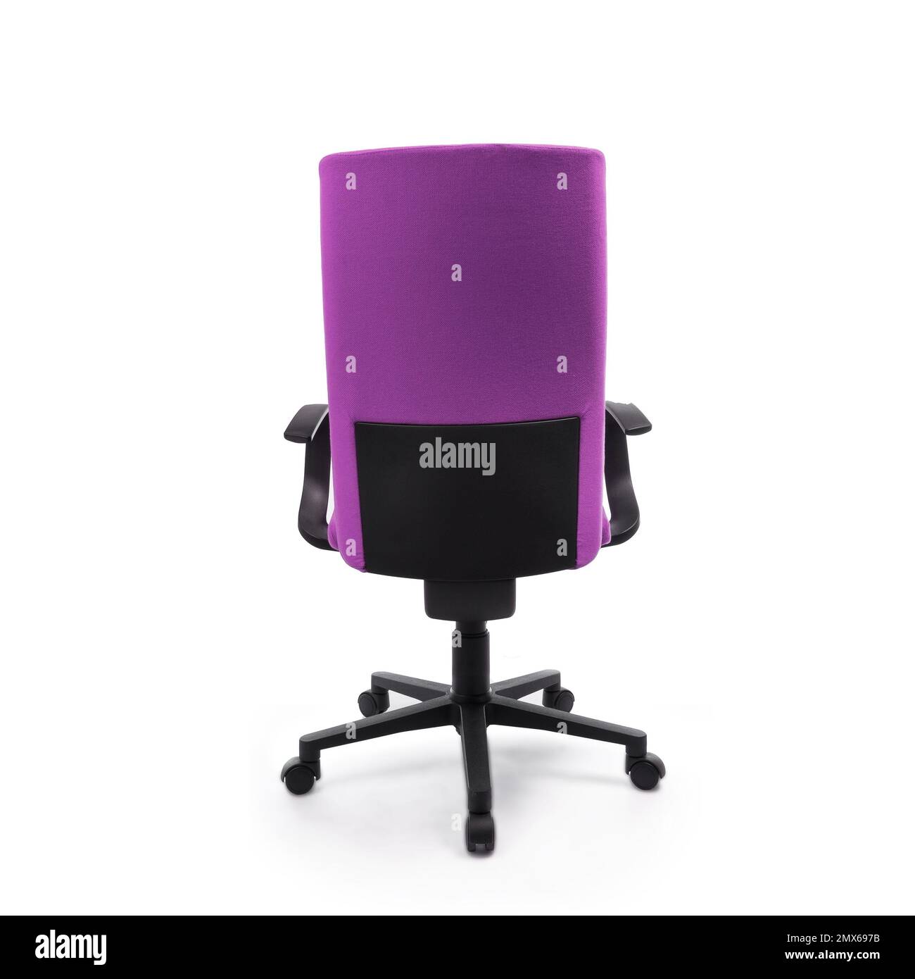 Studio shot of an office arm chair isolated on white background Stock ...