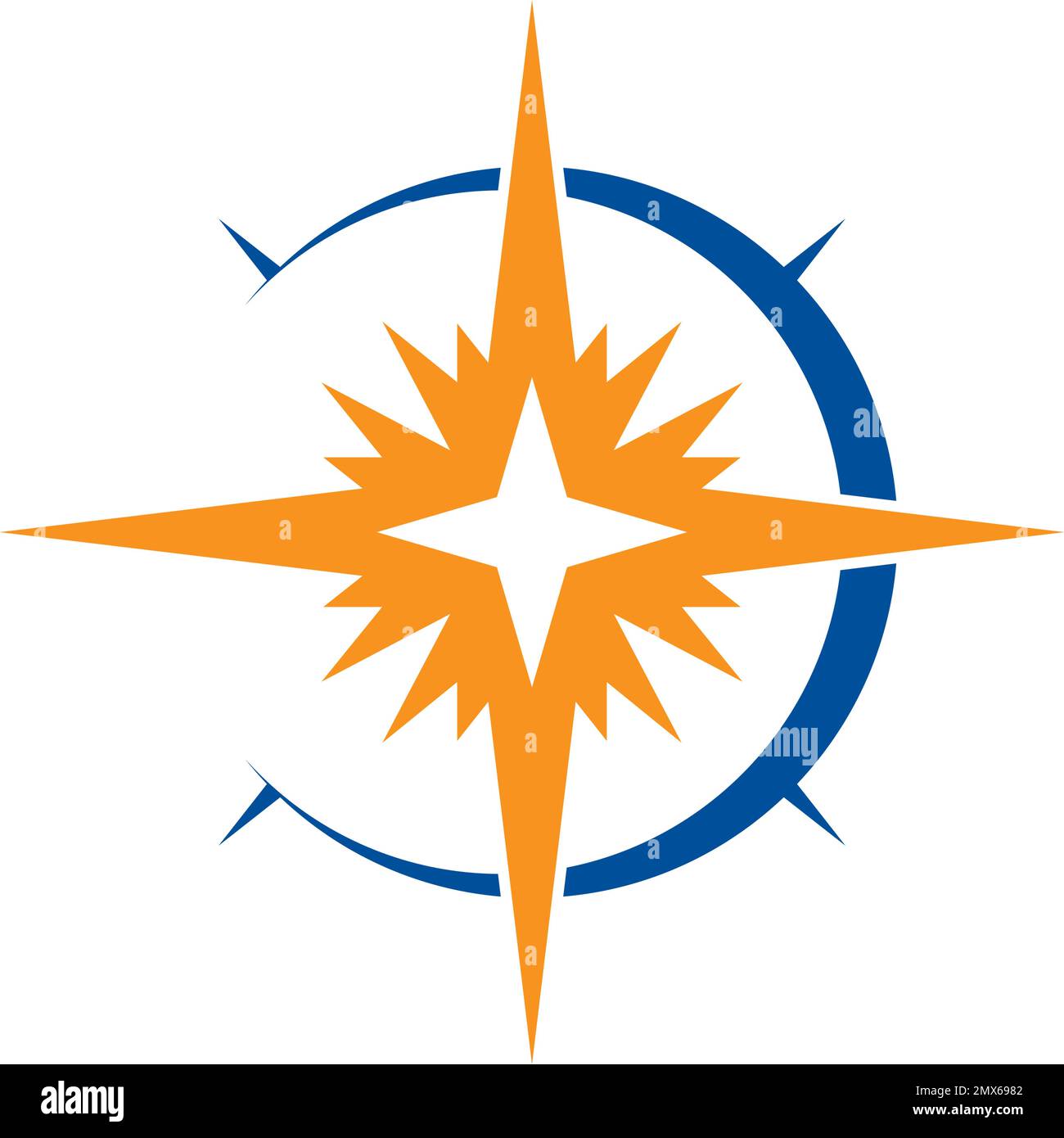 Compass logo icon design illustration Stock Vector Image & Art - Alamy