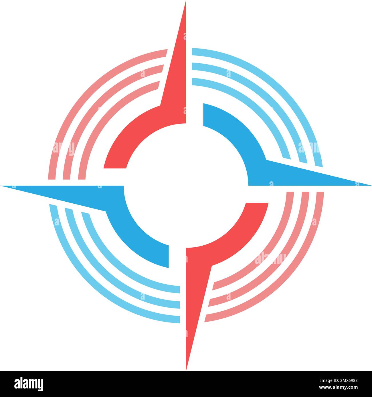 Compass logo icon design illustration Stock Vector Image & Art - Alamy