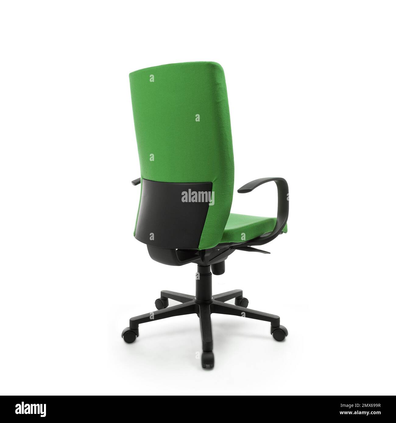 Studio shot of an office arm chair isolated on white background Stock ...