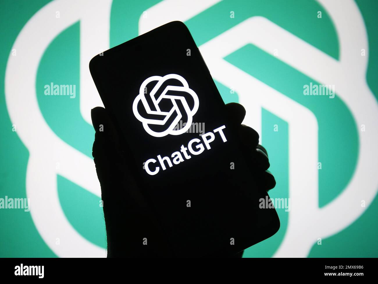 In this photo illustration, ChatGPT logo of a chatbot launched by ...