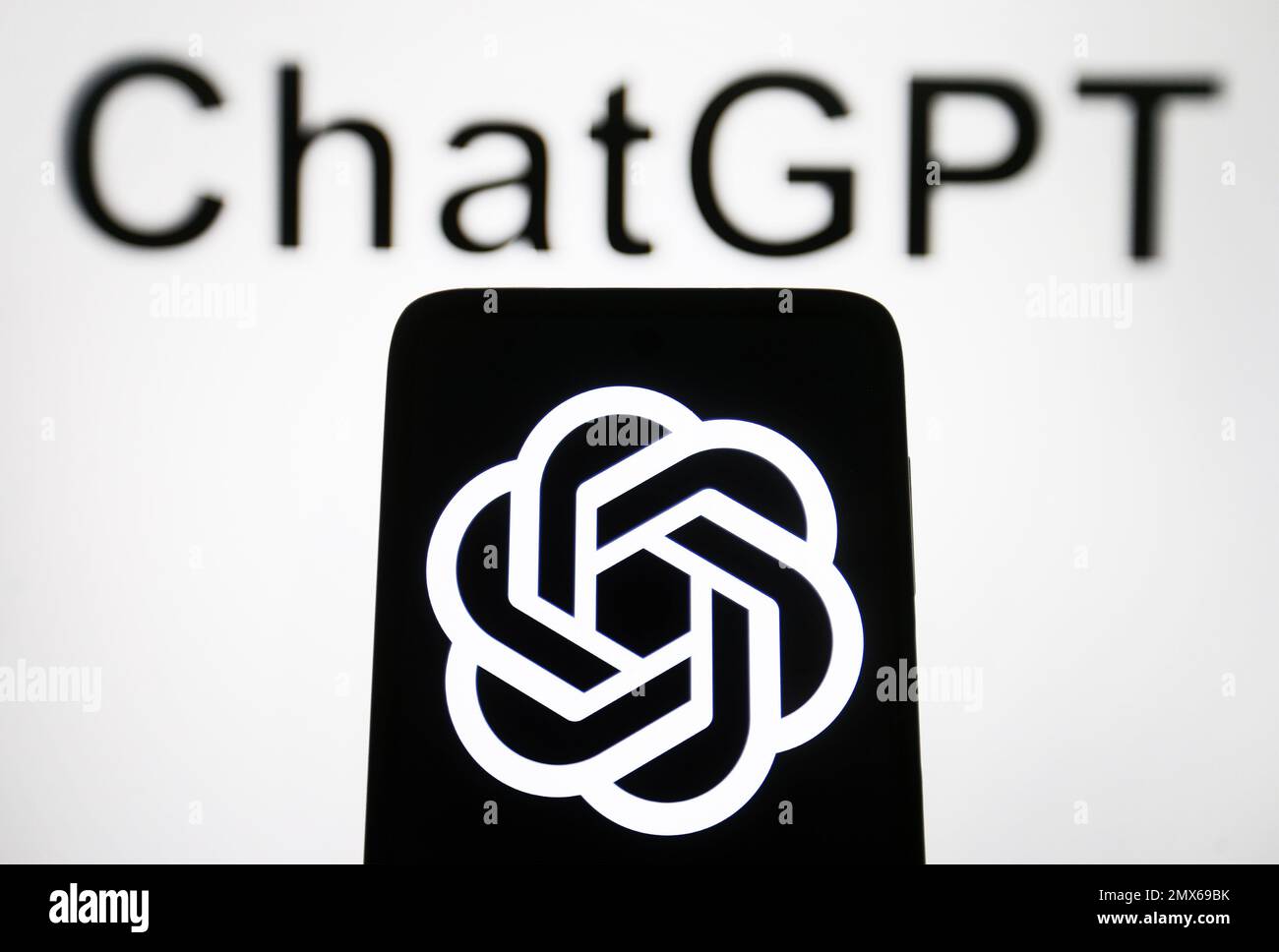 In this photo illustration, ChatGPT logo of a chatbot launched by ...