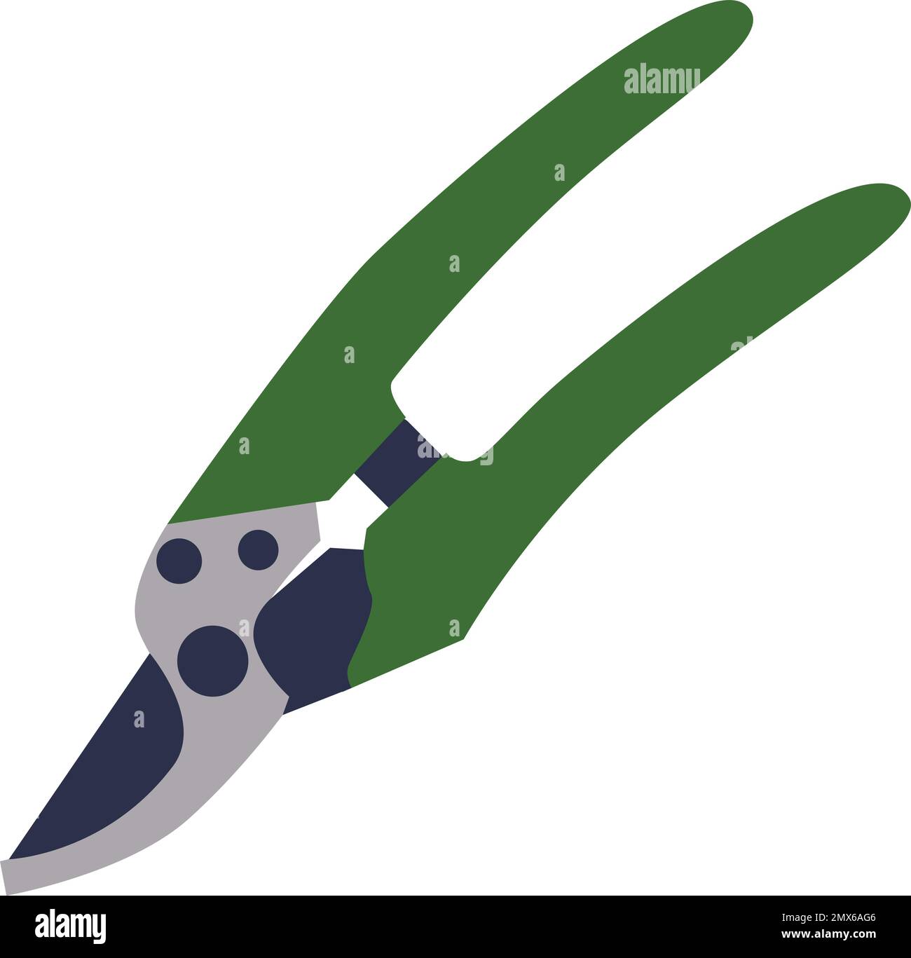 Cut gardening tool color icon hi-res stock photography and images - Alamy