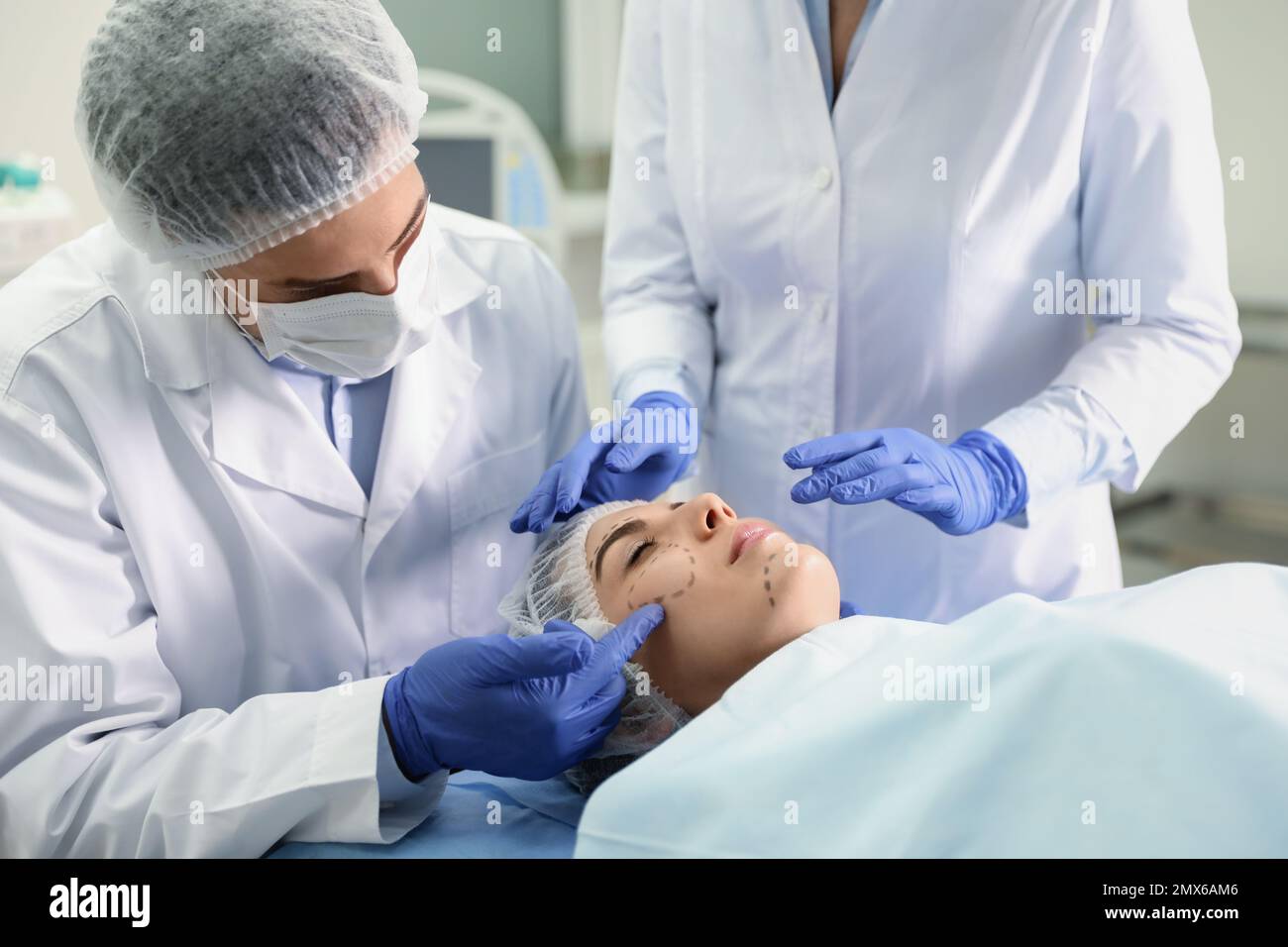 Doctor nurse prepare female hi-res stock photography and images - Alamy