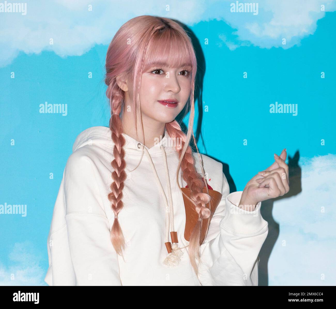 2 February 2023 - Seoul, South korea : (L to R) South Korean Lily ...