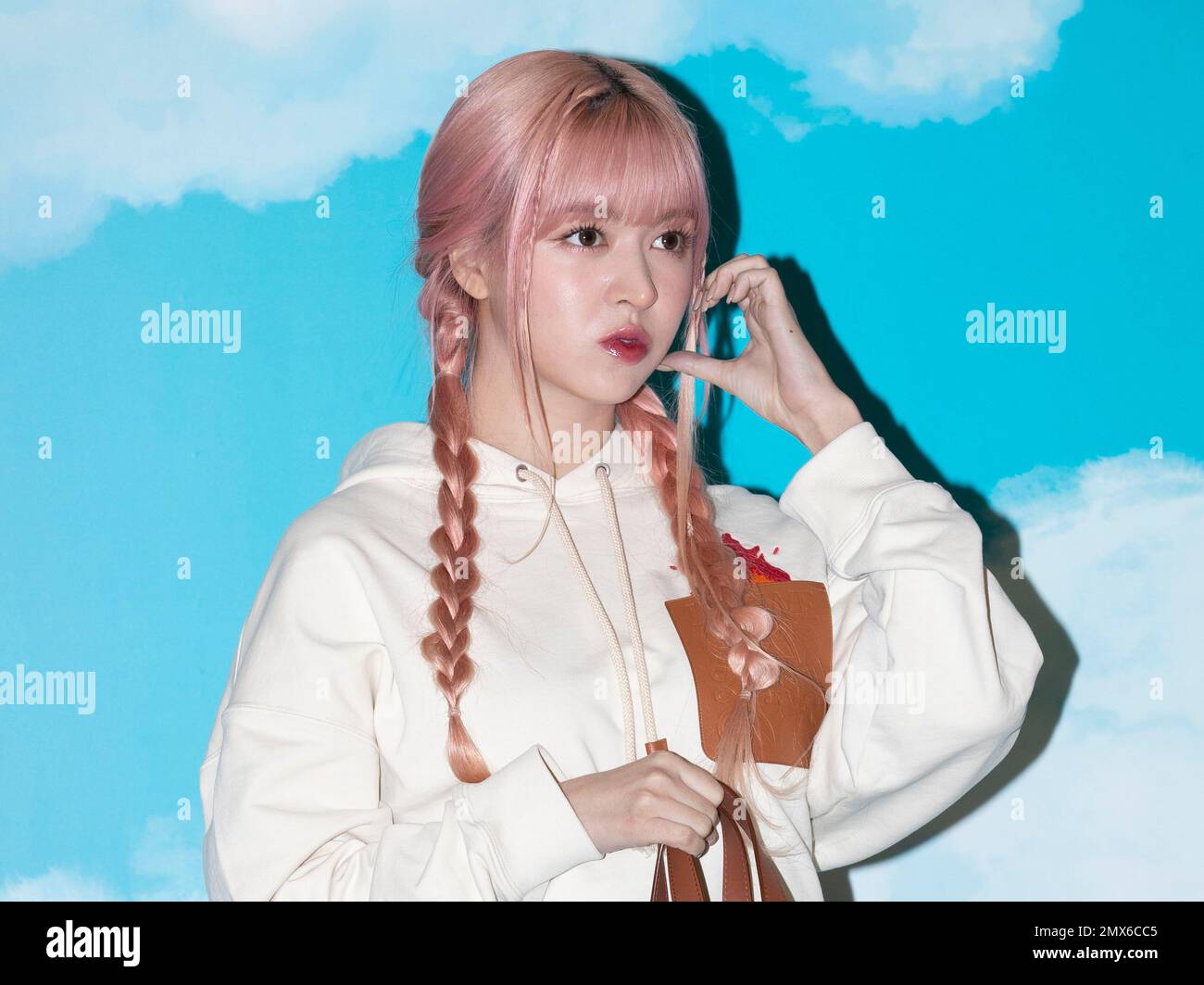 2 February 2023 - Seoul, South korea : (L to R) South Korean Lily ...