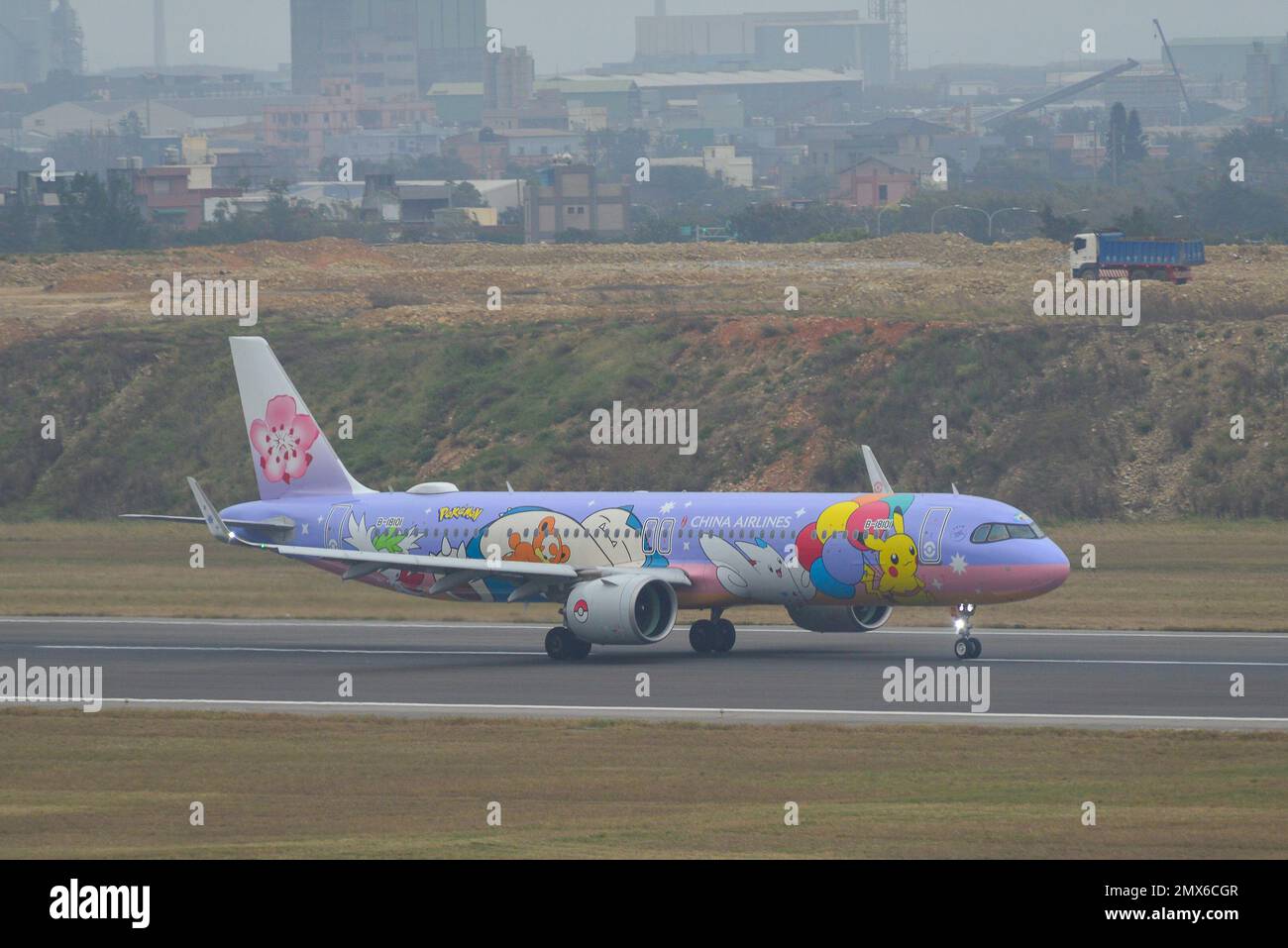Taipei, Taiwan - Feb 2, 2023. B-18101 China Airlines Airbus A321 Neo ...