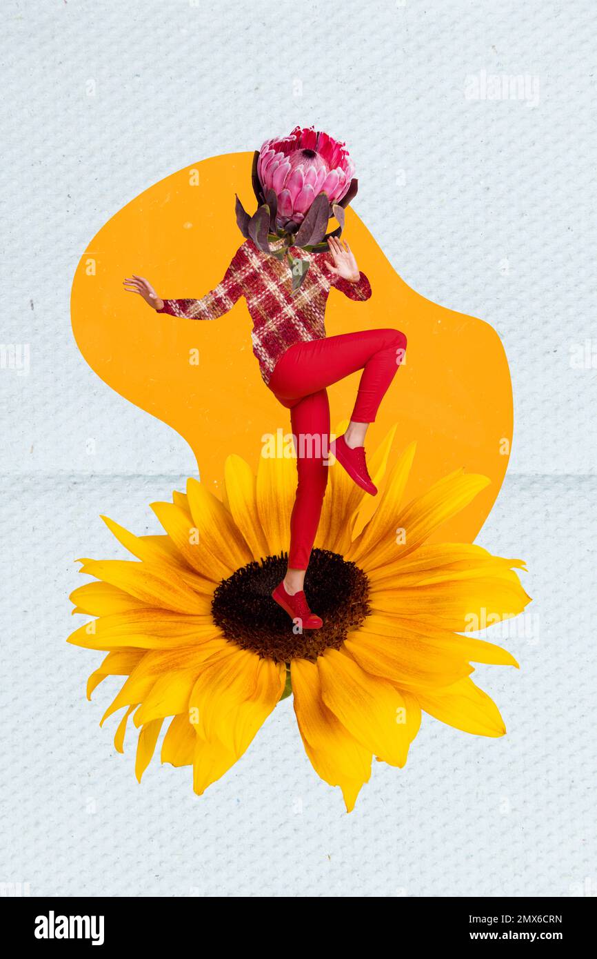 Dancing lady flower illustration hi-res stock photography and images ...