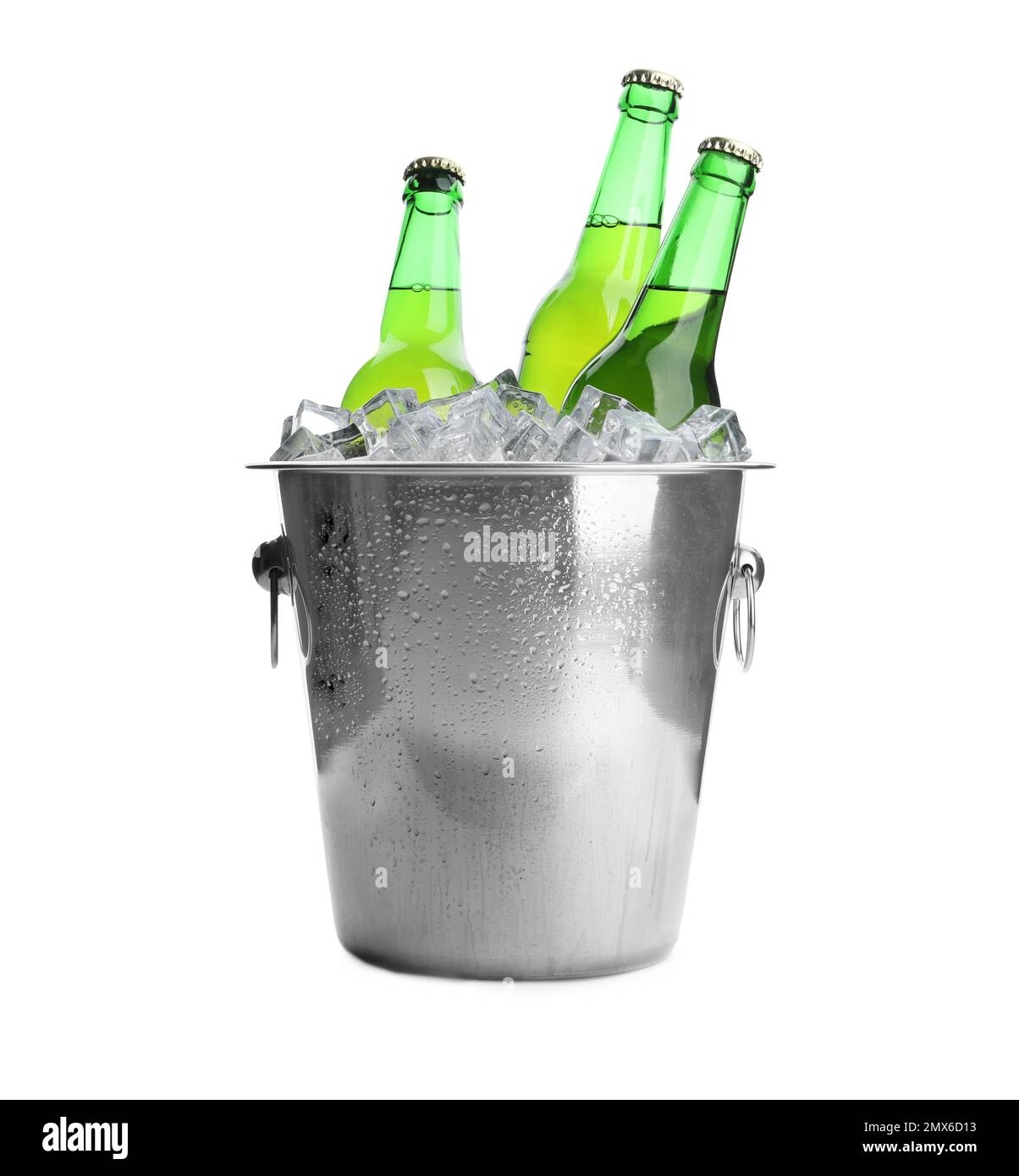 Chilled glass water bottles Cut Out Stock Images & Pictures - Alamy