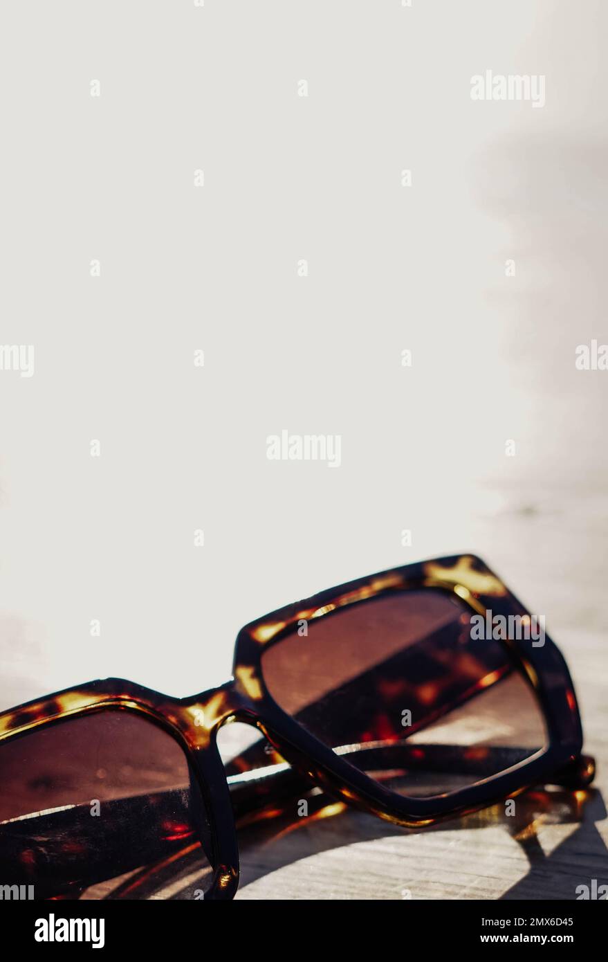 Flashy sunglasses that were all the rage in the '70s Stock Photo - Alamy