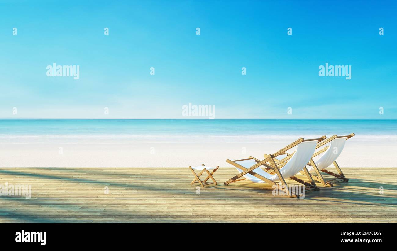 White sand beach lounge hi-res stock photography and images - Alamy