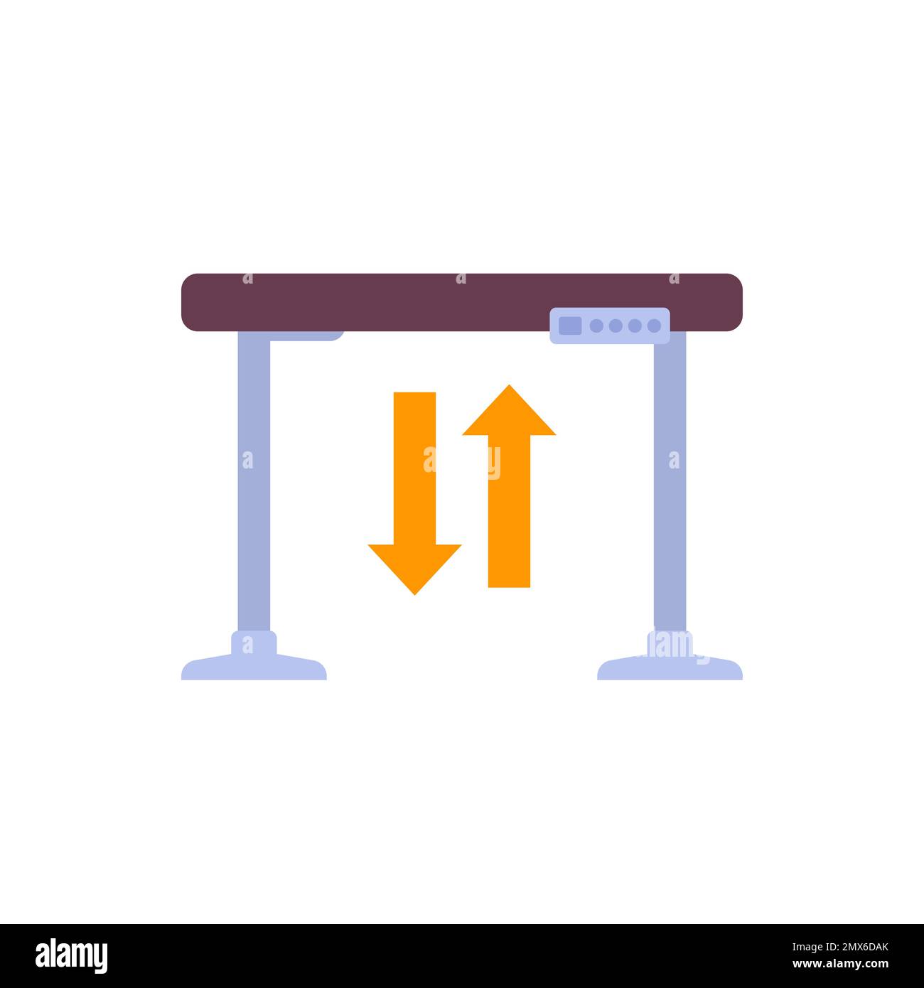 Stand up desk Cut Out Stock Images & Pictures - Alamy