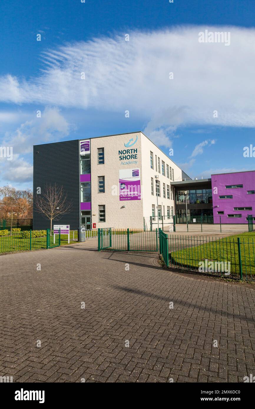The North Shore Academy building complex in Stockton on Tees,England,UK ...