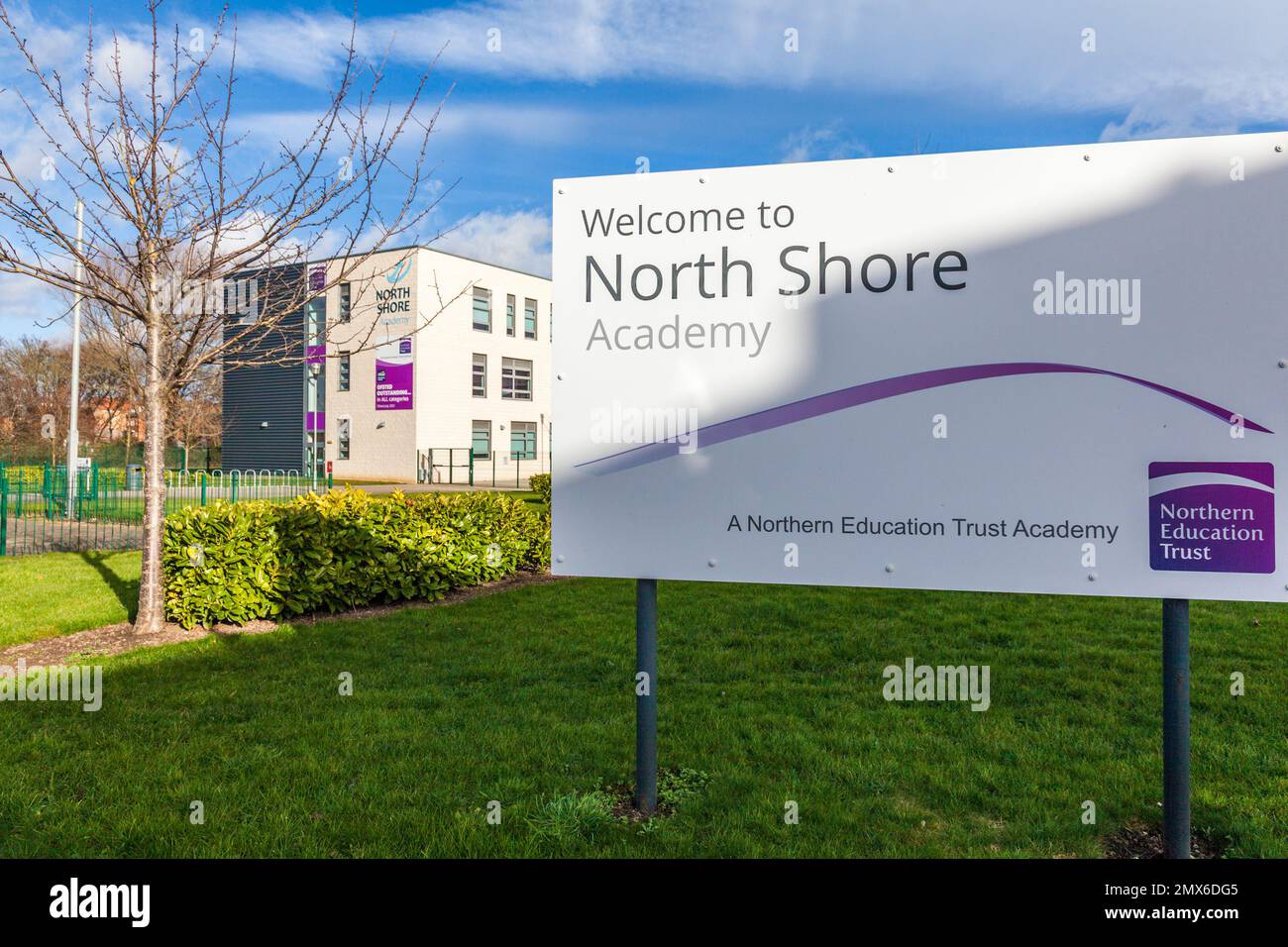The North Shore Academy building complex in Stockton on Tees,England,UK ...