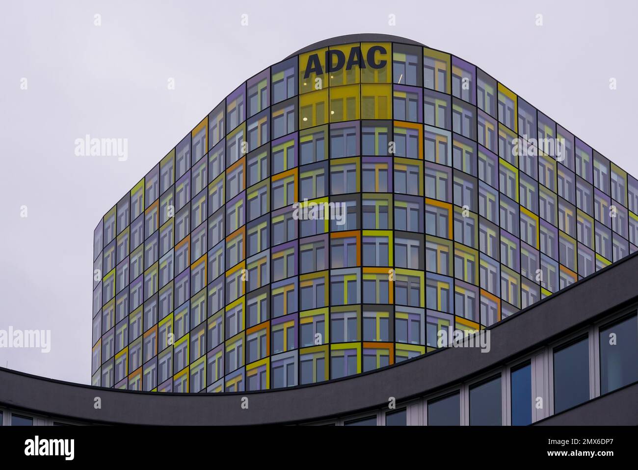 ADAC, German Automobile Club headquarters building in Munich Sendling ...