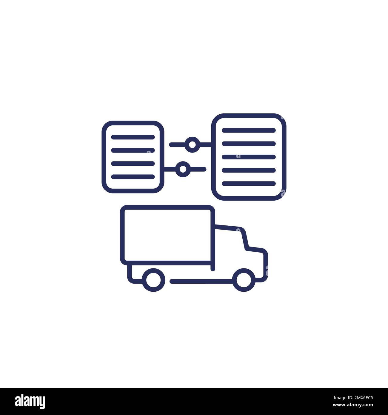 transport documents or CMR line icon Stock Vector Image & Art - Alamy