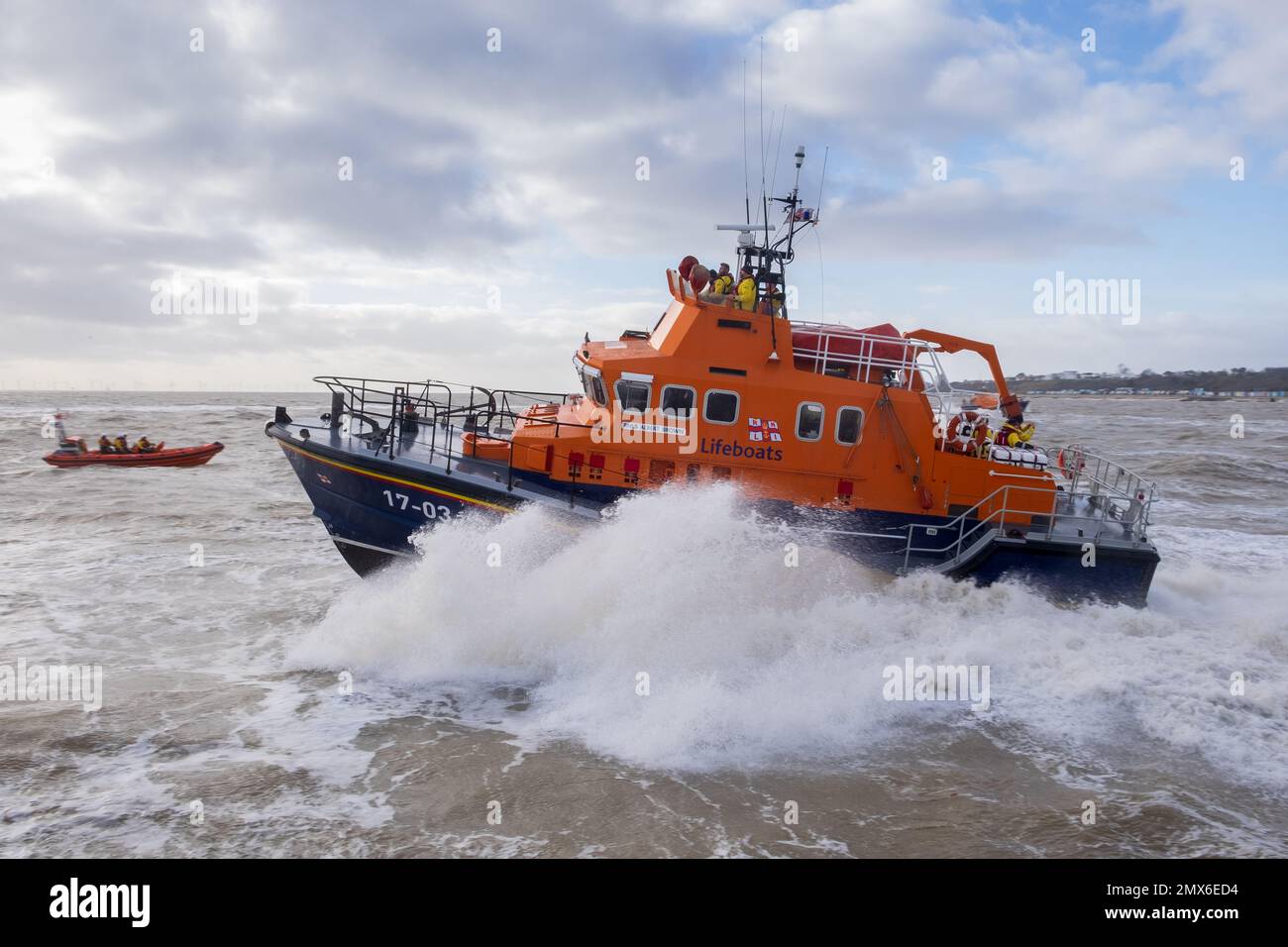 Harwich RNLI Severn class ALB lifeboat 1703 Stock Photo - Alamy