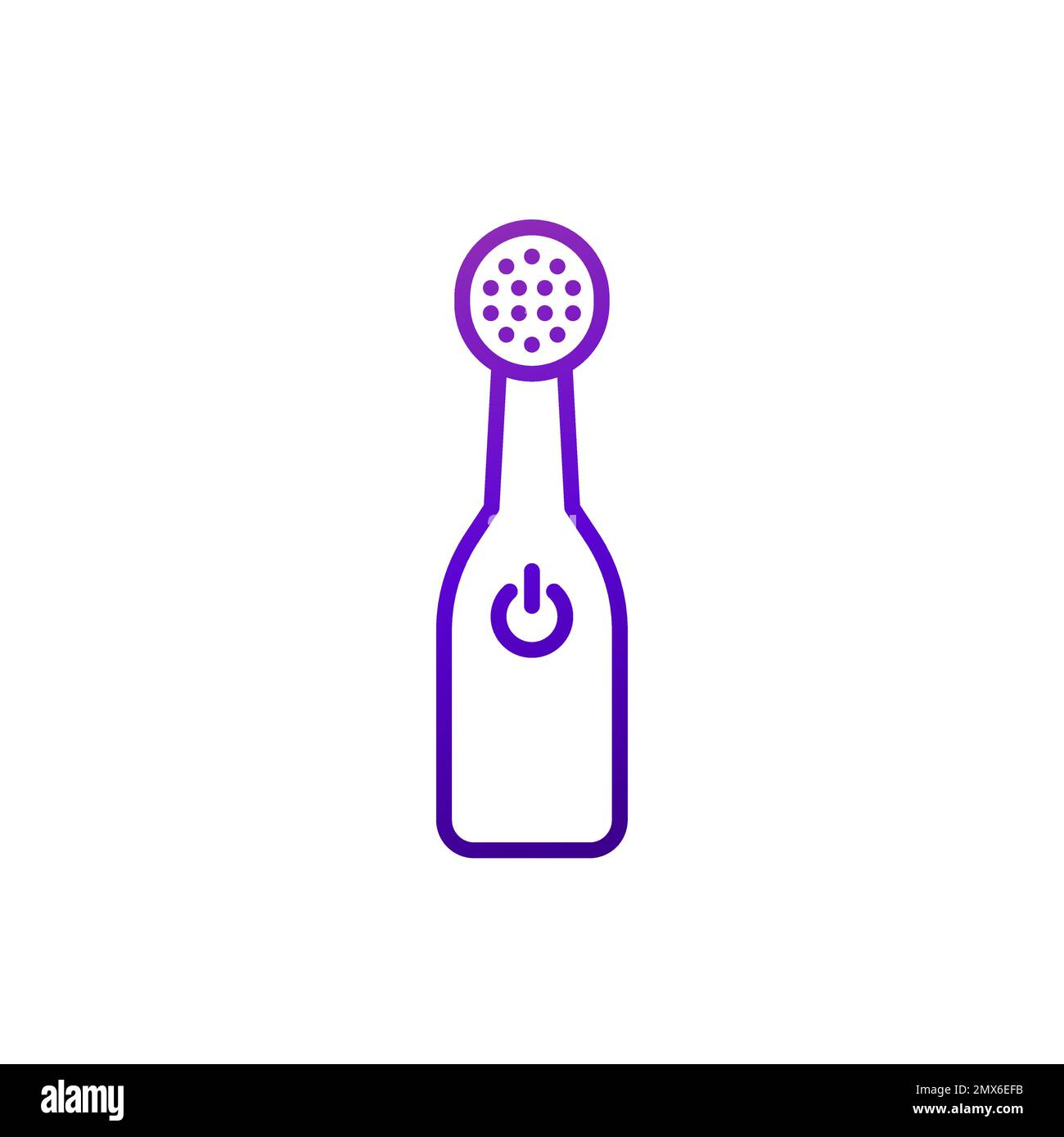 Electric toothbrush icon outline Cut Out Stock Images & Pictures - Alamy
