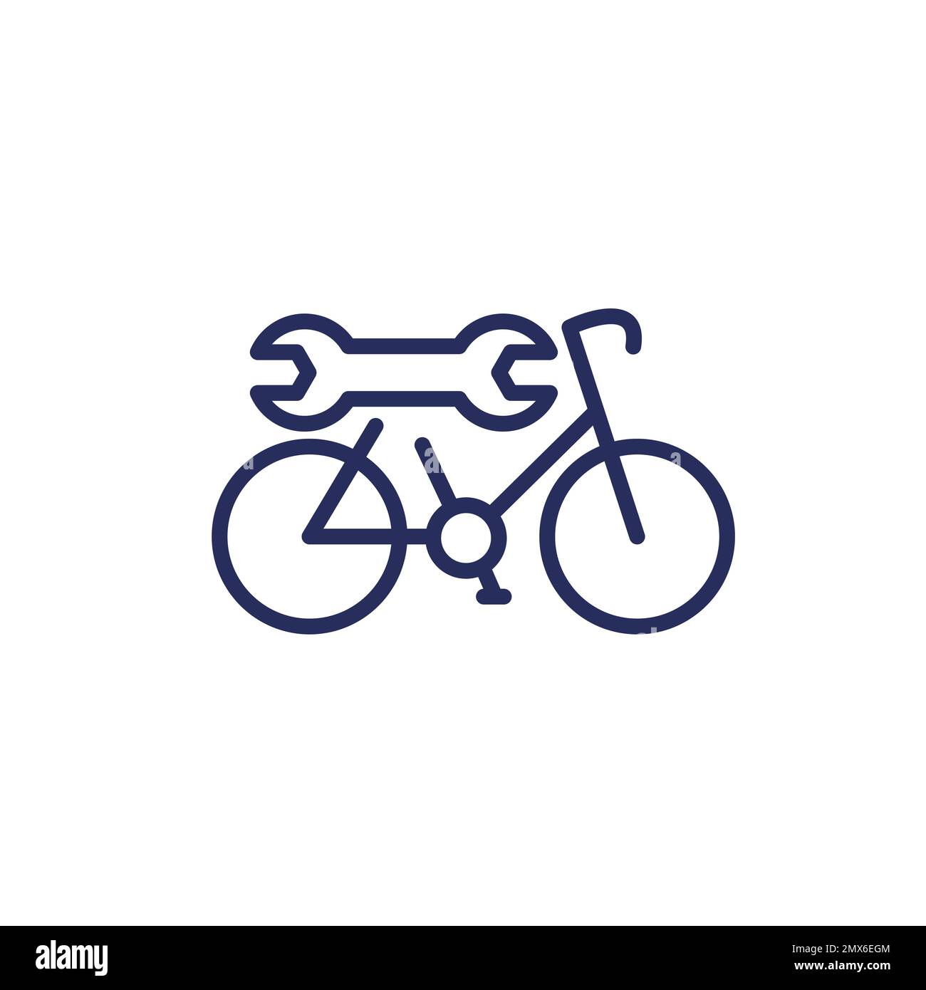 Bicycle garage icon outline Cut Out Stock Images & Pictures - Alamy