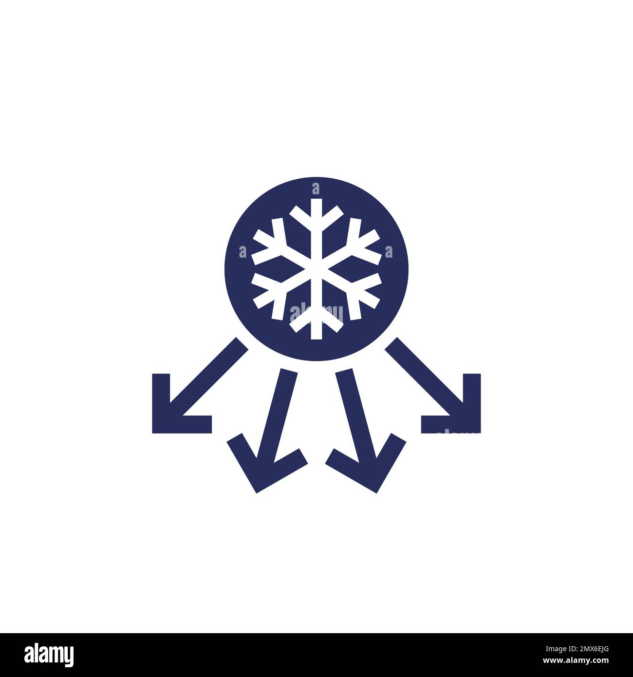 Freezing cold stream Stock Vector Images - Alamy