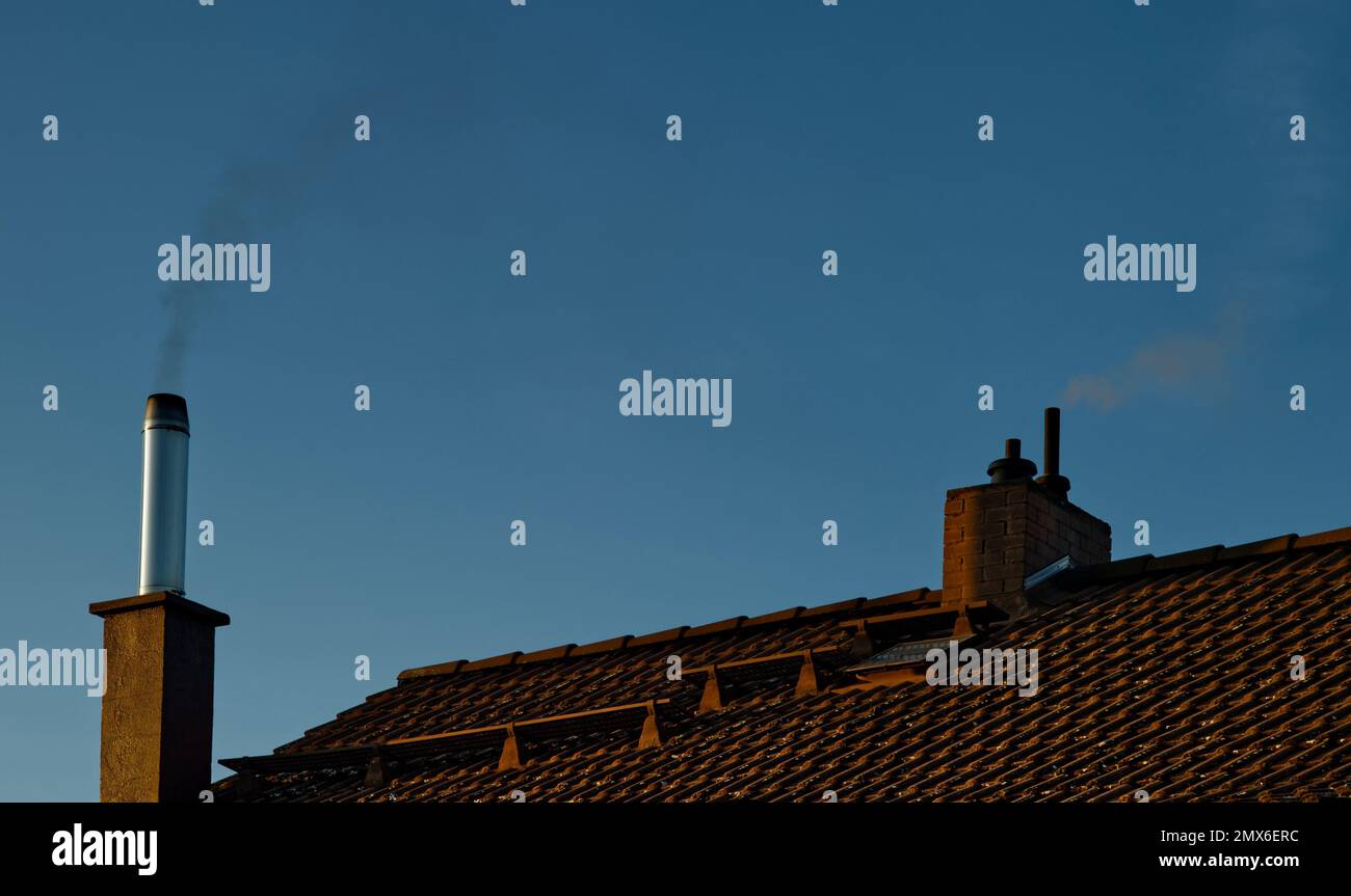 Black chimneys hi-res stock photography and images - Alamy