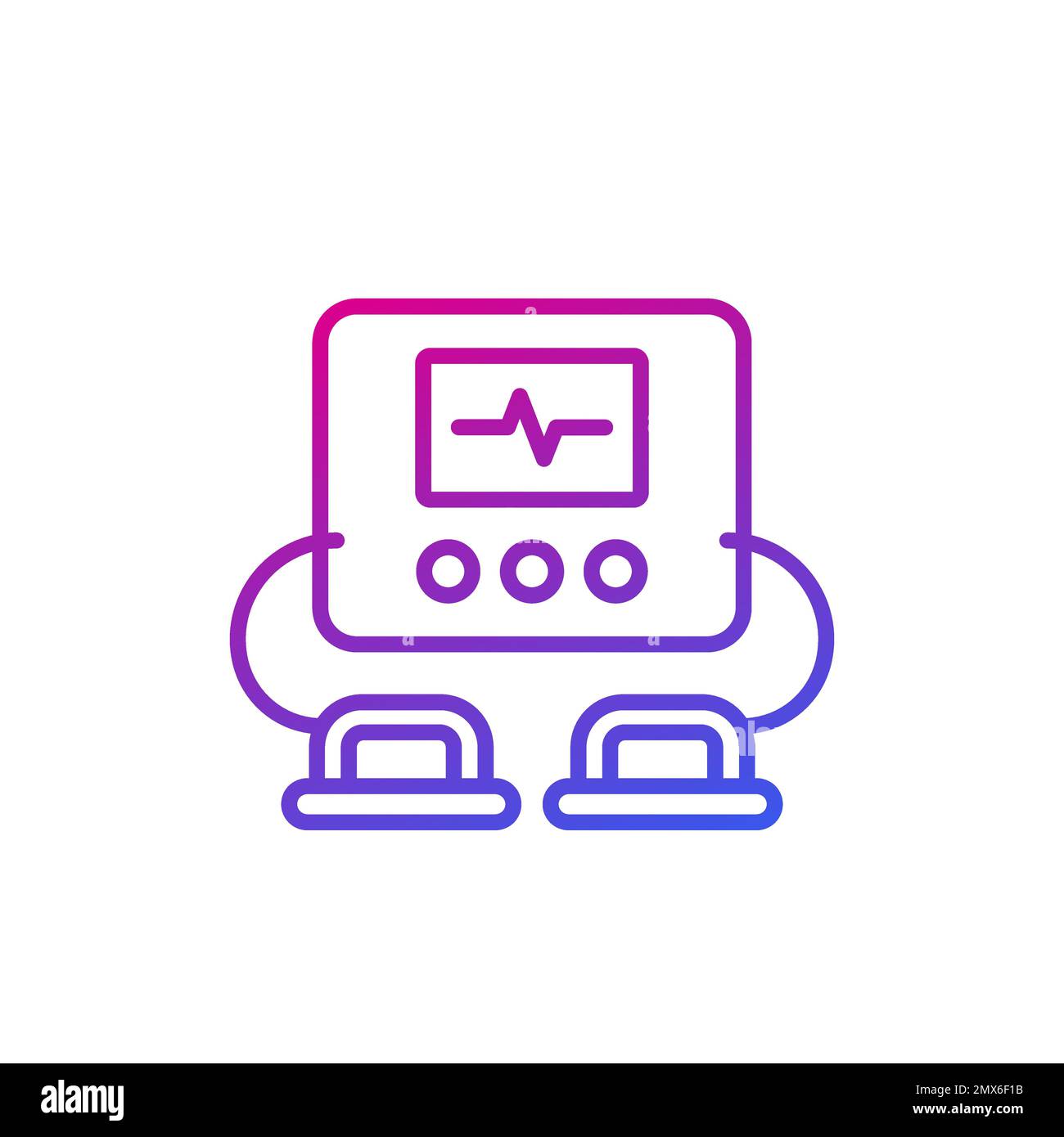 External pacemaker Stock Vector Images - Alamy