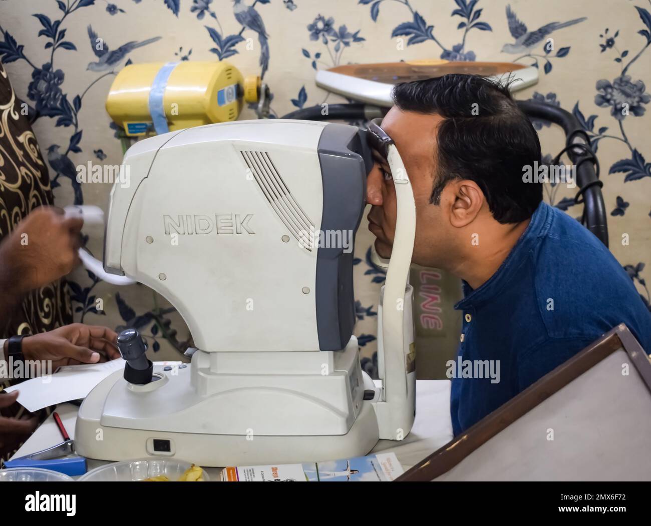 Delhi, India - November 19, 2022 – Basic routine health check-up camp ...