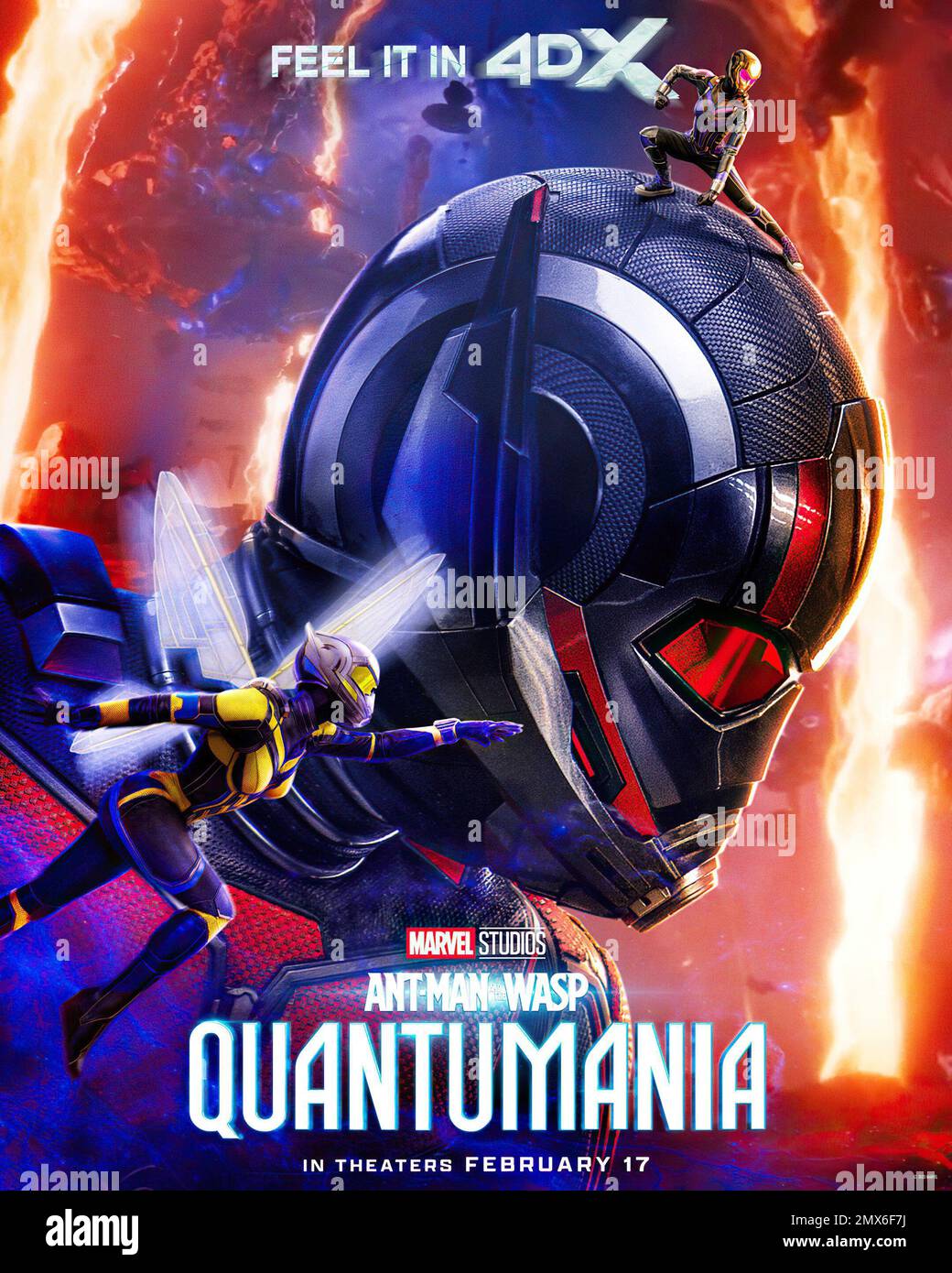 ANT-MAN AND THE WASP: QUANTUMANIA, (aka ANT-MAN 3), US 4DX poster, Paul Rudd as Ant-Man (top ...