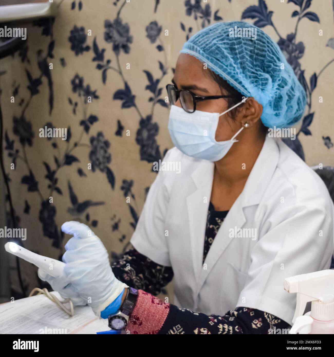 Delhi, India - November 19, 2022 – Basic routine health check-up camp ...
