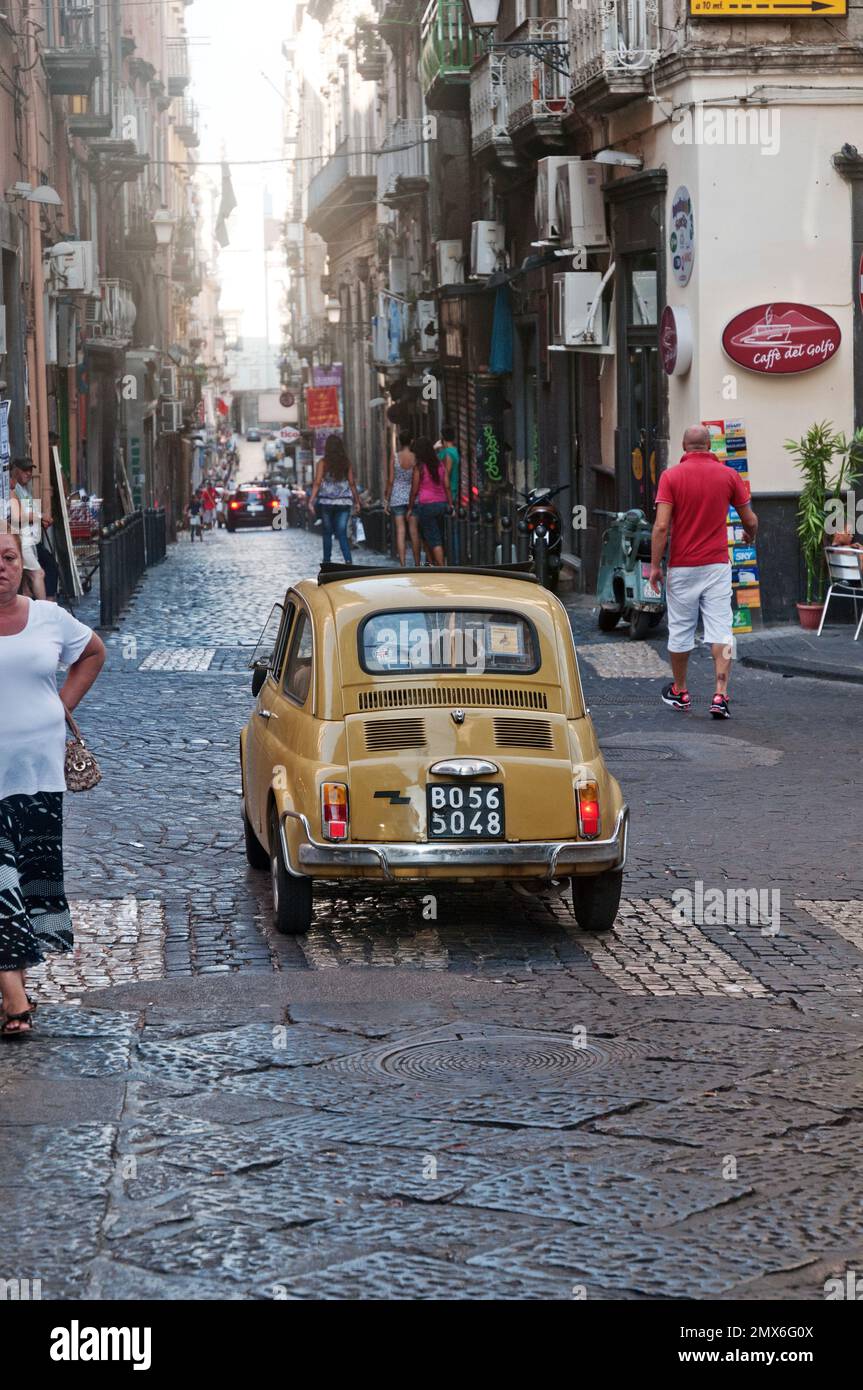 Fiat 500 Driving Highway