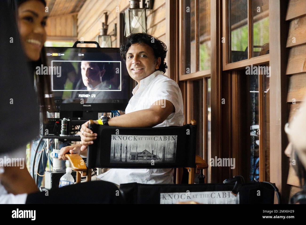 KNOCK AT THE CABIN, director M. Night Shyamalan, on set, 2023. ph ...