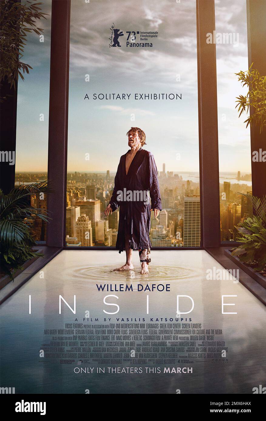 INSIDE, poster, Willem Dafoe, 2023. © Focus Features / Courtesy Everett ...