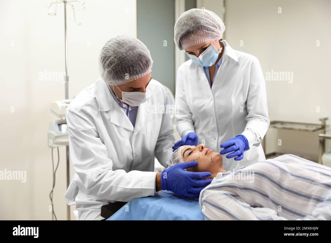 Doctor nurse prepare female hi-res stock photography and images - Alamy