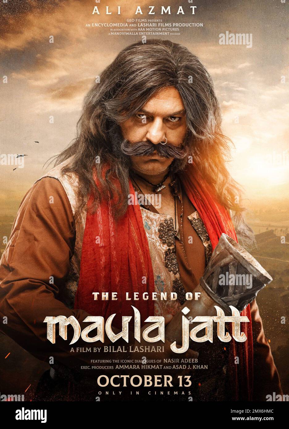 THE LEGEND OF MAULA JATT, character poster, Ali Azmat, 2022. © AAA ...