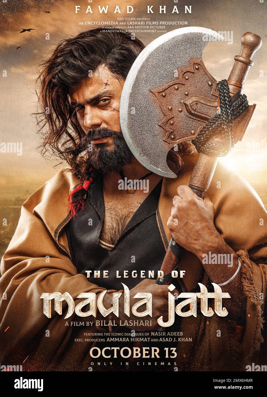THE LEGEND OF MAULA JATT, character poster, Farwad Khan, 2022. © AAA ...