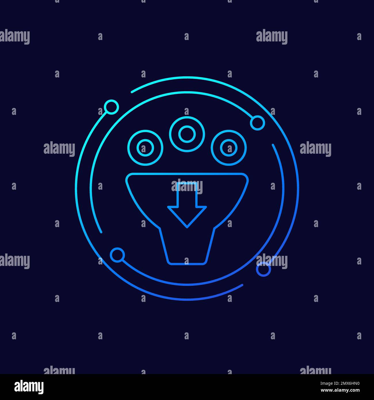 suction, absorption line icon, vector Stock Vector Image & Art - Alamy