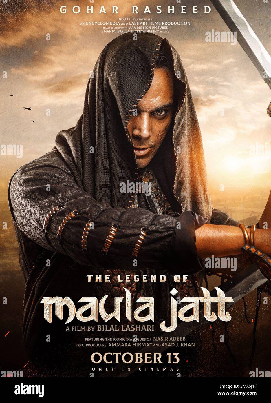 THE LEGEND OF MAULA JATT, character poster, Gohar Rasheed, 2022. © AAA ...