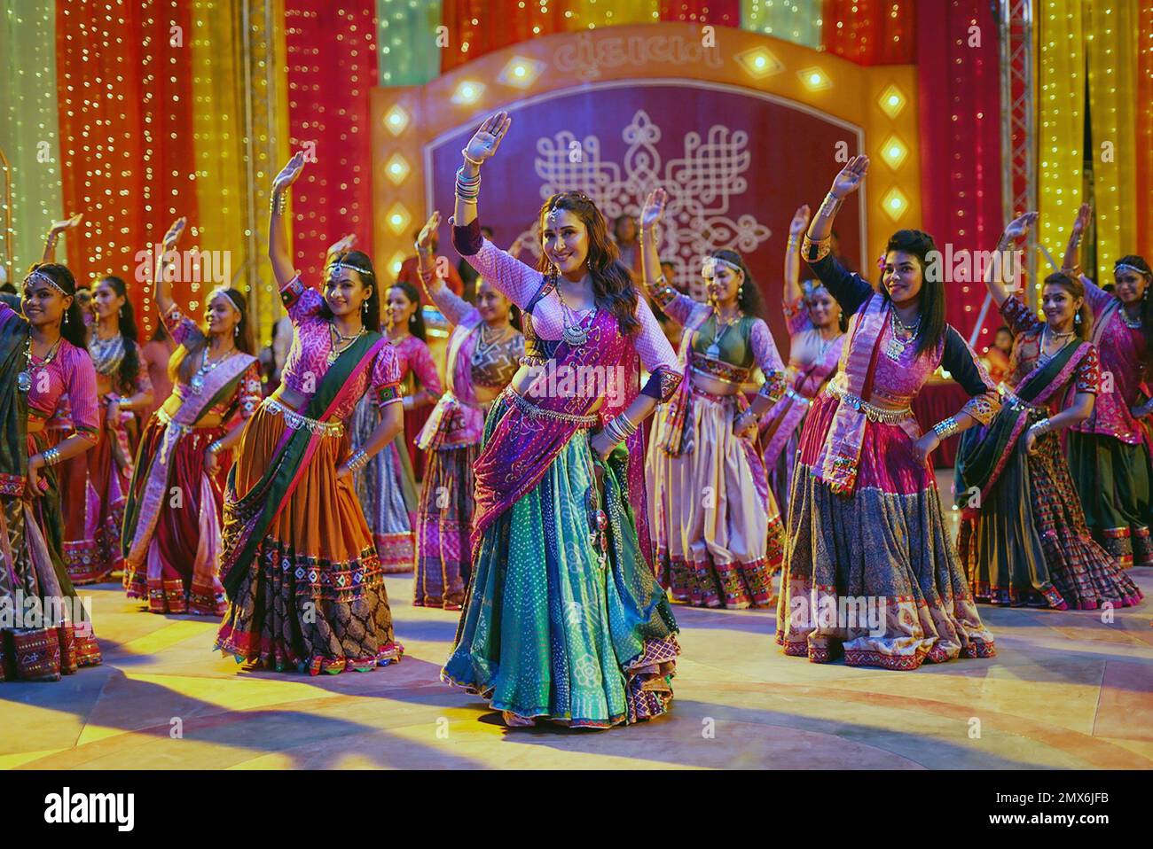 MAJA MA, Madhuri Dixit (center), 2022. © Amazon Prime Video / Courtesy ...