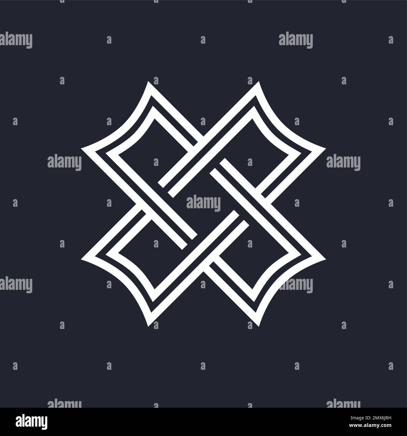 Figures on cross Stock Vector Images - Alamy