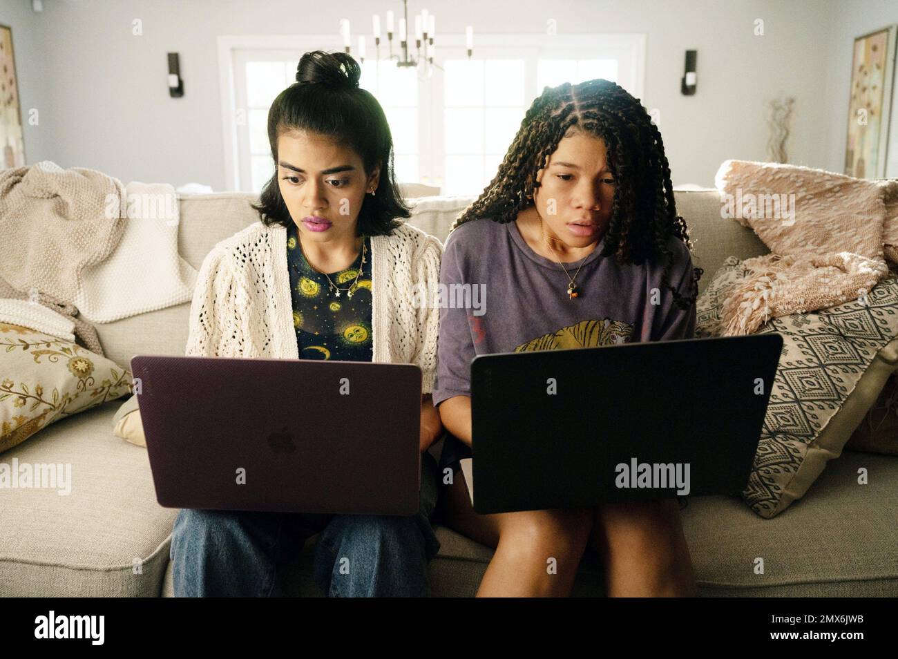 MISSING, from left: Megan Suri, Storm Reid, 2023. ph: Temma Hankin ...